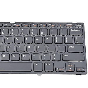 SUNMALL Keyboard Compatible with Dell inspiron 13Z-5323 14Z-5423 14Z-4523 14Z-3528 14Z-3526 14Z-5323,Vostro 3360 v3360 v3560D V3360D V3450D V3460D Series Laptop Black US Layout 5FCV3 V128725BS1 90.4
