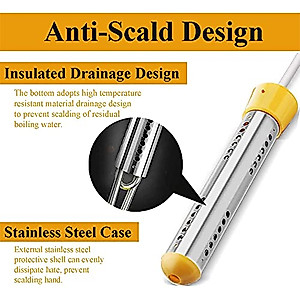 CMI Portable Immersion Water Heater Bathtub Inflatable Pool Electric Fully Submersible Instant Water Heaters 1500W (Yellow)