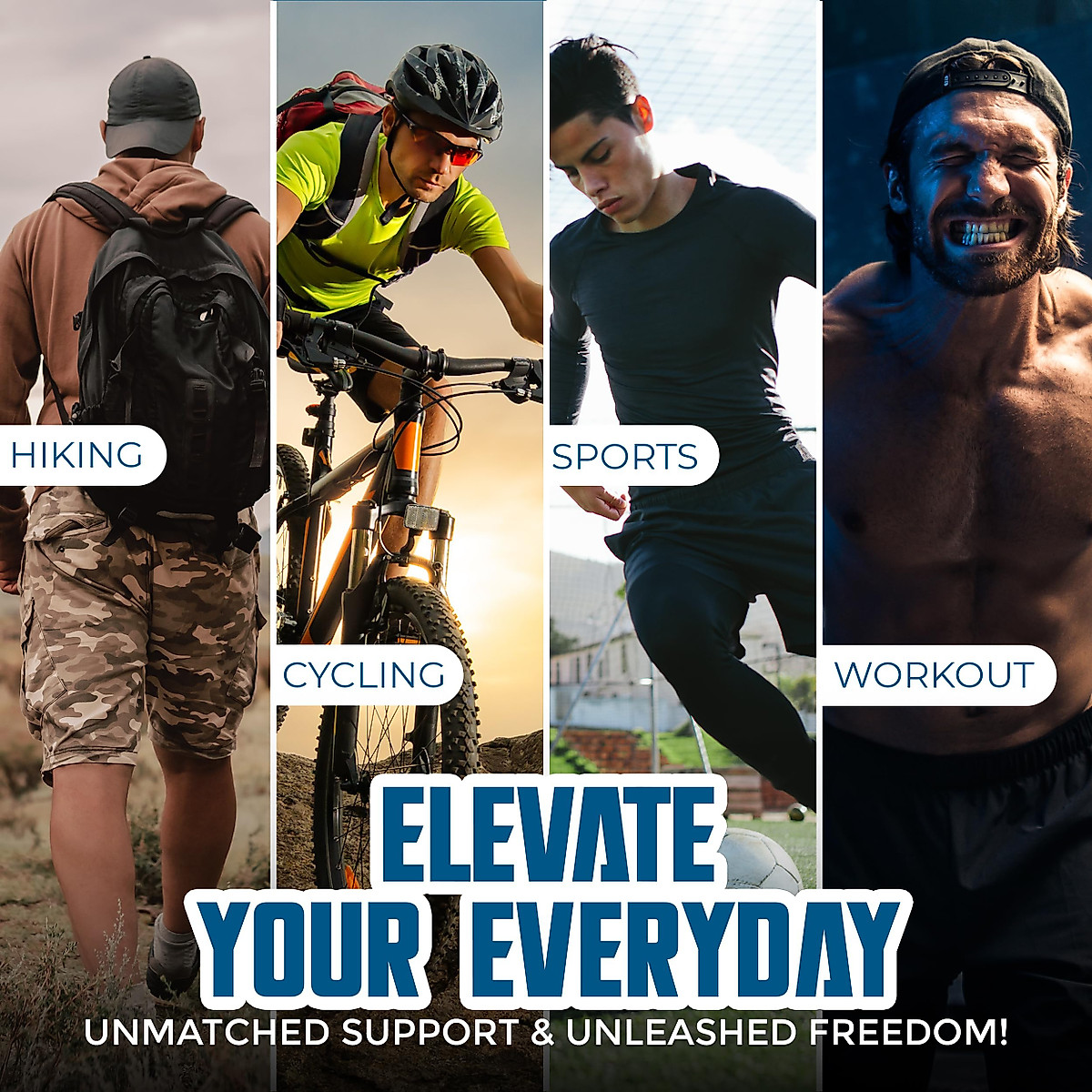 Real Men Pouch Jock Strap, Vasectomy Underwear, Athletic Supporters for Men, Men Jockstrap, Jockstraps for Men, Men Thong G-string Alternative, Jock Straps Male Underwear Large, White w Cyan