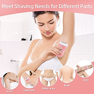 YHC Electric Razors for Women - Cordless Lady Shaver for Leg, Underarm, Bikini Hair Removal - USB Rechargeable.
