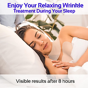 Skywee Professional Products Anti Wrinkle Chest Silicone Pad, Resuable and 100% Medical Grade Décolleté Anti Wrinkle Patches, Smooth Your Skin Set of 2