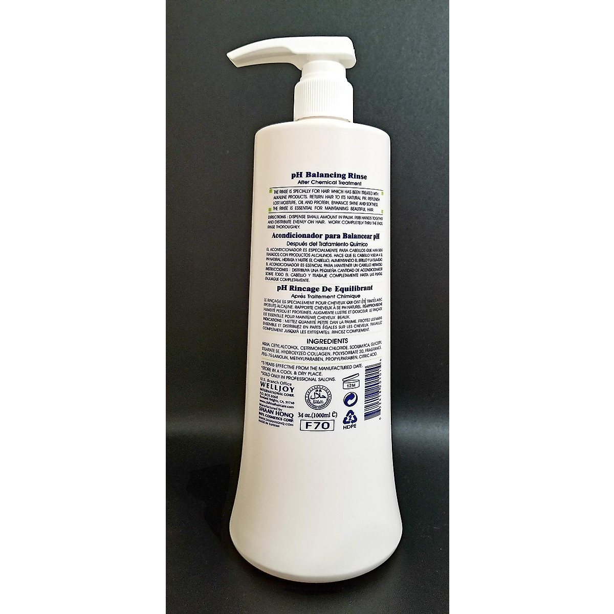 Chihtsai No 5 Shampoo and No 7 PH Balancing Rinse Conditioner Set (34oz/1000ML)