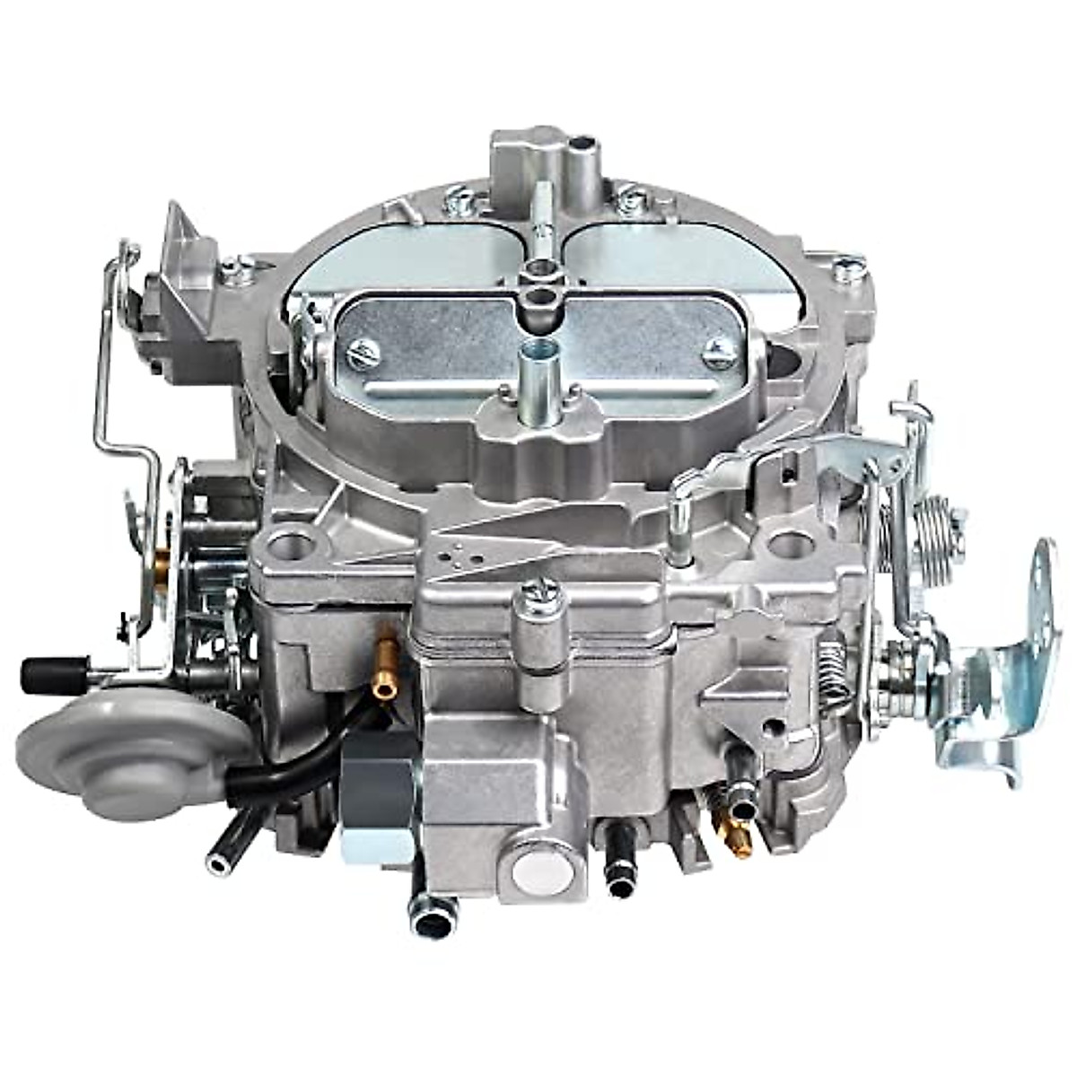 4 Barrel Carburetor Carb For 1901R Rochester Quadrajet 4MV Chevy 1966-1973 - Summit Jegs Divorced Choke 1901-GG 4-BBL, Replace for Corvettes 1975-1979 750 CFM Vacuum Secondary Durable