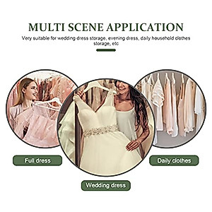 Artibetter 2pcs Coat Buttons Non- Sponged Dresses White Shop Clothing Hanger Foam Non- Slip Padded for Silk Clothes Wedding Bump Suit Bridal Slip Pant Skirt Heavy No Non with Canvas