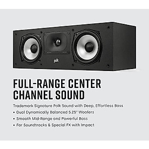 Polk Dolby Atmos Home Theater System Bundle with Denon AVR-S570BT