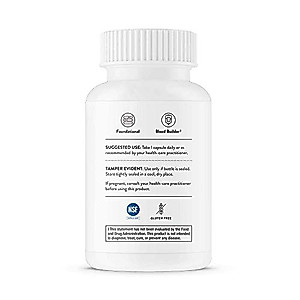 Thorne Iron Bisglycinate - 25 mg - Optimal Absorption - Support Red Blood Cell Formation - Fight Fatigue and Other Symptoms of Iron Deficiency - NSF Certified for Sport - Gluten-Free - 60 Capsules