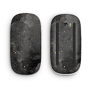 Design Skinz Karamfila Watercolor & Gold V10 Vinyl Decal Compatible with The Apple Magic Mouse 2 (Wireless, Rechargable) with Multi-Touch Surface
