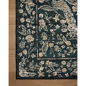 Loloi Rifle Paper Co. x Laurel Navy 9'-2" x 12'-2" Area Rug