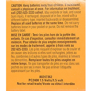 Duracell 32-MA92-DH0O Procell Alkaline Battery, AAA (Pack of 24), Packaging May Vary