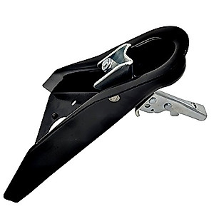 A-Frame Trailer Coupler with 2" Ball Size Capacity 5000lbs Black Trailer Coupler for Towing RV, Boat, Camper Class III