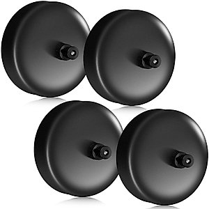 4 Pieces Retractable Clothesline 304 Stainless Steel Cloth Line 9.2ft Retracting Adjustable Laundry Line Heavy Duty Shower Rope String Retracting Clothesline for Indoor Outdoor Home (Black)
