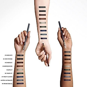 Lancôme Le Stylo Waterproof Eyeliner Pencil - Creamy & Highly Pigmented - Seamless Blending & Smudging - 02 Noir Intense