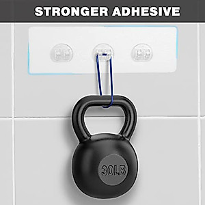 Adhesive Shower Caddy, 2 Pack Shower Shelves with Soap Holder, No Drilling Rustproof Stainless Steel Black Shower Organizer, Bathroom Shower Shelf for Inside Shower & Kitchen Storage, Black