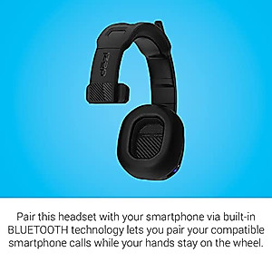 Garmin dēzl™ Headset 100, Single-Ear Premium Trucking Headset, Active Noise Cancellation, Superior Battery Life and Memory Foam Ear Pads
