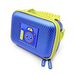 CASEMATIX Camera Case Compatible with Kidizoom PrintCam Printer Camera, Creator Cam Video Camera and Instant Camera Paper Refill Accessories, Includes Blue Case Only