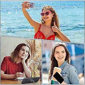 Phone Case for Motorola ThinkPhone (6.6") with 1 Pack Screen Protector, HGJTF 360° Phone Magnetic Ring Holder, Ultra Thin Clear Soft Silicone Shockproof Shell Cover for Motorola ThinkPhone