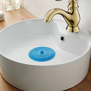 ULTECHNOVO 2pcs Sink Plug Bathtub Stopper Kitchen Sink Stopper Laundry Room Sink Stopper Flat Drain Stopper tub Drain Covers for bathtubs Bath tub Drain Covers tub Hair Catcher Drain Plug 15c