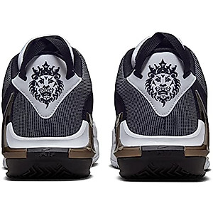 Nike Lebron Witness 7 Basketball Shoes Size - 12, White/Metallic Silver-black