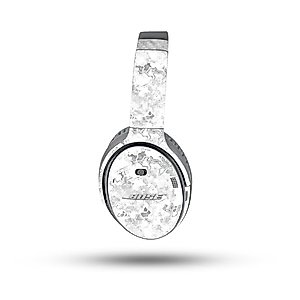 MightySkins Carbon Fiber Skin Compatible with Bose QuietComfort 35 II Headphones - Viper Snow | Protective, Durable Textured Carbon Fiber Finish | Easy to Apply