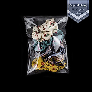 Golden State Art, Pack of 100, Acid-Free Crystal Clear Sleeves Storage Bags for Photo Prints Framing Mats Mattes (Bag Size: 5 2/8 X 7 2/16 inches for 5x7 Mats)