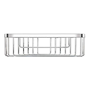 Better Living Products 11251 Bath Boutique Traditional 10-Inch Corner Basket, Chrome