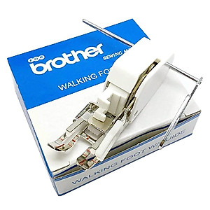 LNKA Sewing Machine Presser Feet Walking Foot for Brother Open Toe Even Feed SA188 W/Guide F033N F033 XC2214002