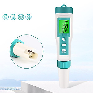 Water Quality Test Pen Portable Digital Water Quality Meter PH TDS Temperature EC Salinity SG ORP for Swimming Pool