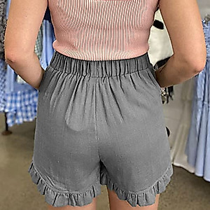 Linen Pants Outfit Wide Leg Pants Sets Women 2 Piece Outfits Linen Brown Pants White Cargo Capri Pants Women Work Pants Yellow Running Shorts Women's Fold Over Linen Pants Loose Fit Capri Workout