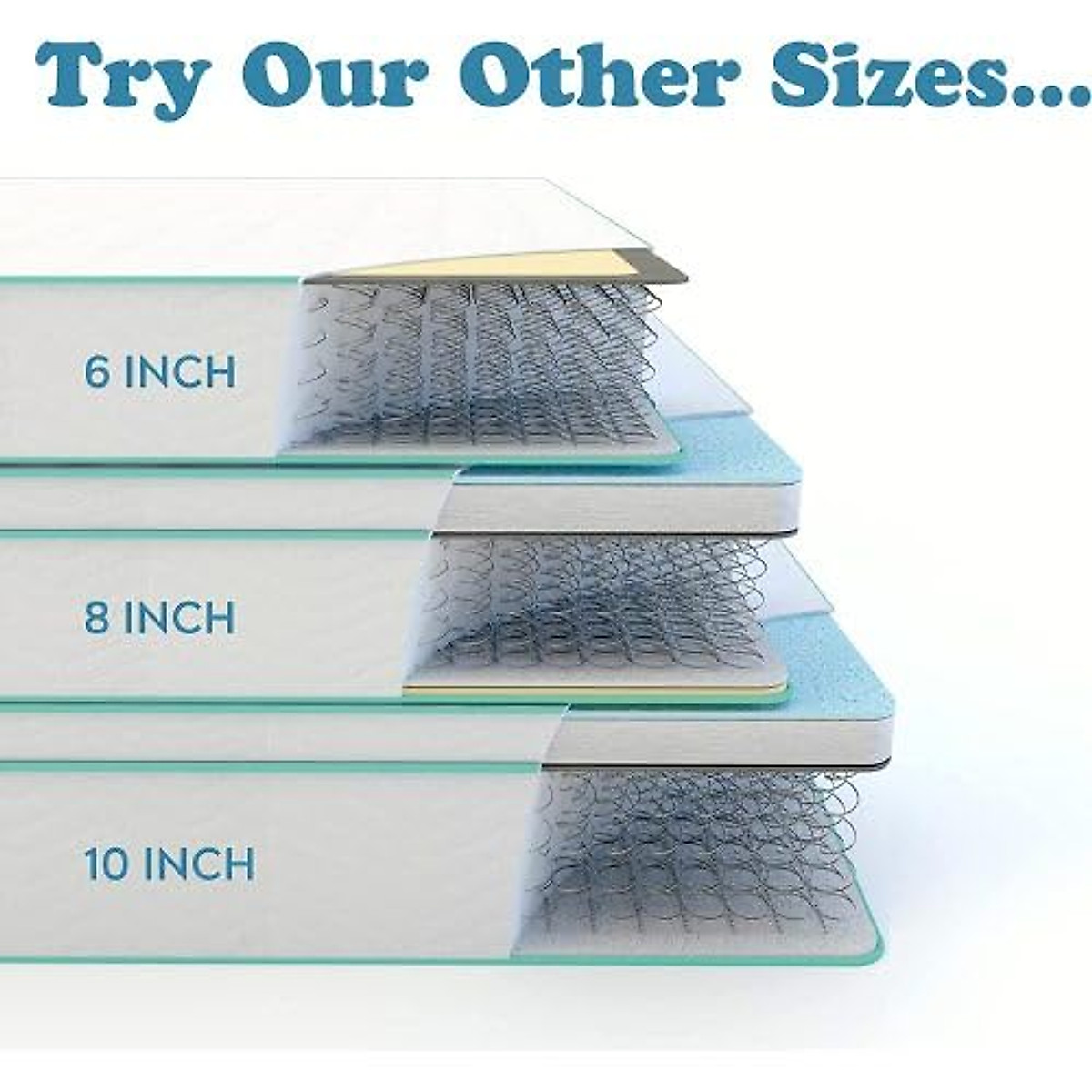 Queen Mattress, 10 Inch Memory Foam Hybrid Queen Size Mattress in a Box, Individual Pocket Spring Breathable Comfortable for Sleep Supportive, Medium Firm Mattresses, RV Mattress (Queen 10'')