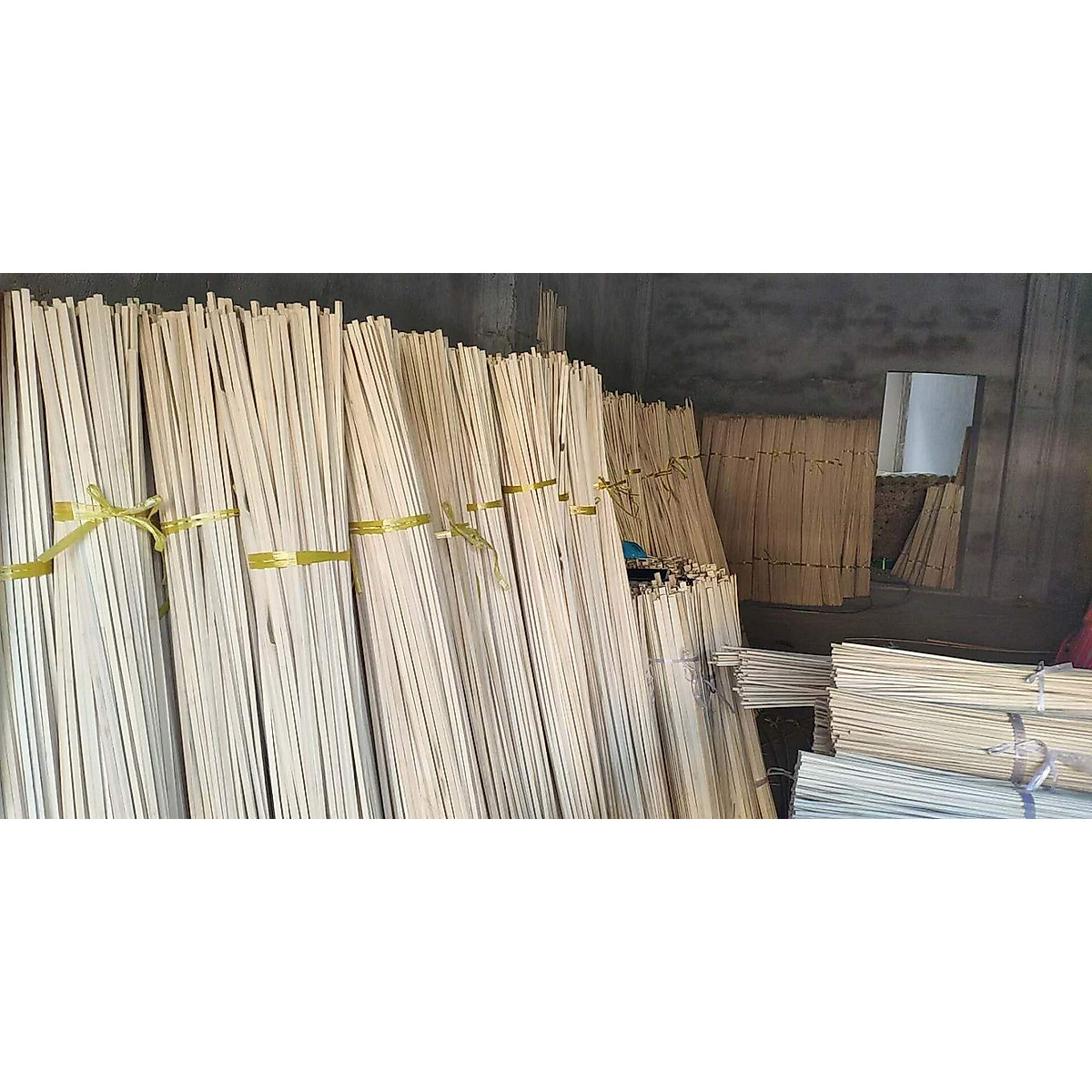 Tiger Shaft 30pcsX 64.9" Bamboo Strips Varied Wide for Bows & Boat frame building Wholesale Amounts (3)