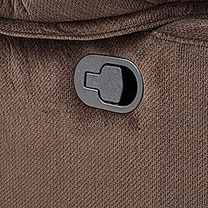 Christopher Knight Home Gannon Fabric Gliding Recliner, Chocolate 42.52D x 38.58W x 40.94H in