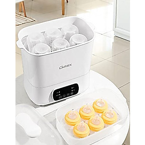 Baby Bottle Sterilizer,Electric Steam Bottle Sterilizer and Dryer,4-in-1 Baby Bottle Sanitizer,Universal Fit for All Baby Items,Breast Pump Accessories