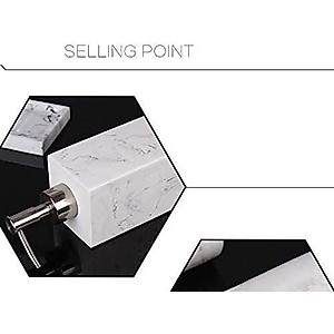 DVTEL Bathroom Supplies Kit Bathroom Set Rinse Set Resin Mouthwash Cup Toothbrush Holder Set (Color : White, Size : 5-Piece Set)