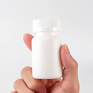 Heyiarbeit 20Pcs Wide Mouth Plastic Bottles 120ml/4oz Plastic Empty Lab Home Solid Sample Storage Container Reagent Polyethylene Bottle with Cap