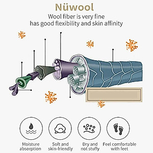 AONIJIE Running Ankle Toe Socks for Men and Women Merino Wool Five Finger Athletic Socks - High Performance and Comfortable (3 Pairs/B: Black,M)