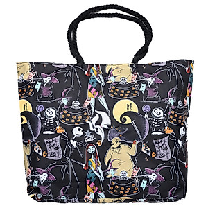 Disney Tote Nightmare Before Christmas Jack Skellington Print Lightweight Bag