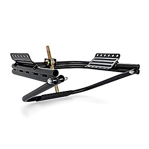 EAZ LIFT Light Weight RV Tire Leveler - Allows for Easy Leveling Without Blocks or Ramps - Fits Most 13-inch, 14-inch and 15-inch Wheels (48845), Black