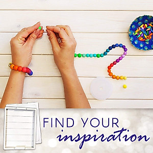 Bead Storage Solutions Elizabeth Ward Plastic Organizer Tray with Clear Snap Shut Lid for Sorting Craft Supplies, Fasteners, Crystals (2 Pack)