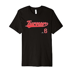 Vintage Gameday Trea Turner Los Angeles MLBPA Premium T-Shirt