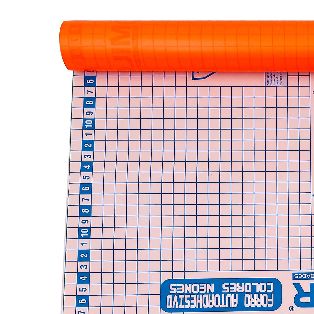 Yifely Solid Color Peel & Stick Shelf Liner Removable Drawer Paper for Covering Home Furniture School Old Lockers, Orange, 17.7 Inch by 9.8 Feet