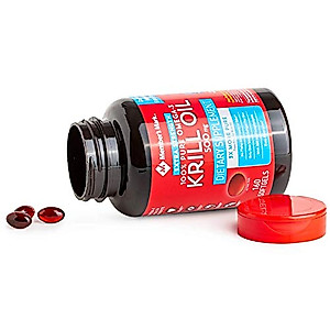 Member's Mark Extra-Strength Antarctic Pure Omega-3 Krill Oil 500 mg 160 ct