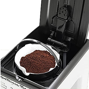 Nostalgia Retro 12-Cup Programmable Coffee Maker With LED Display, Automatic Shut-Off & Keep Warm, Pause-And-Serve Function, White