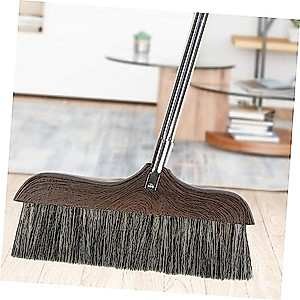 SOESFOUFU Electric Broom Long Handle Cleaning Broom Soft Bristle Cleaning Brush Kitchen Soft Bristle Broom Garbage Wiper Broom Outdoor Home Cleaning Broom Garden Broom Home Broom Wooden