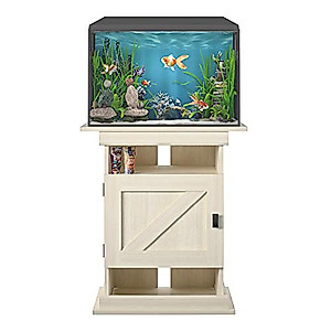 Flipper Farmington Aquarium Stand, Ivory Oak