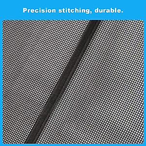 Luxiv Full Mesh Central Air Conditioner Cover, All Seasons Mesh Air Conditioner Leaf Guard AC Cover for Outdoor Central Ac (Black, 31.5 x 31.5 x 35.5)