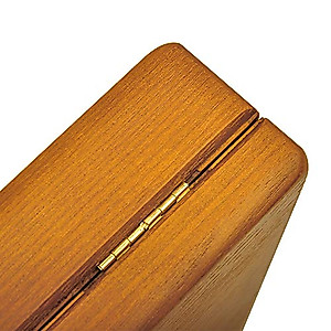 Oirlv Solid Wood Ring Jewelry Box Organizer Earrings Jewelry Drawer Organizer Tray with Lid (Grey)