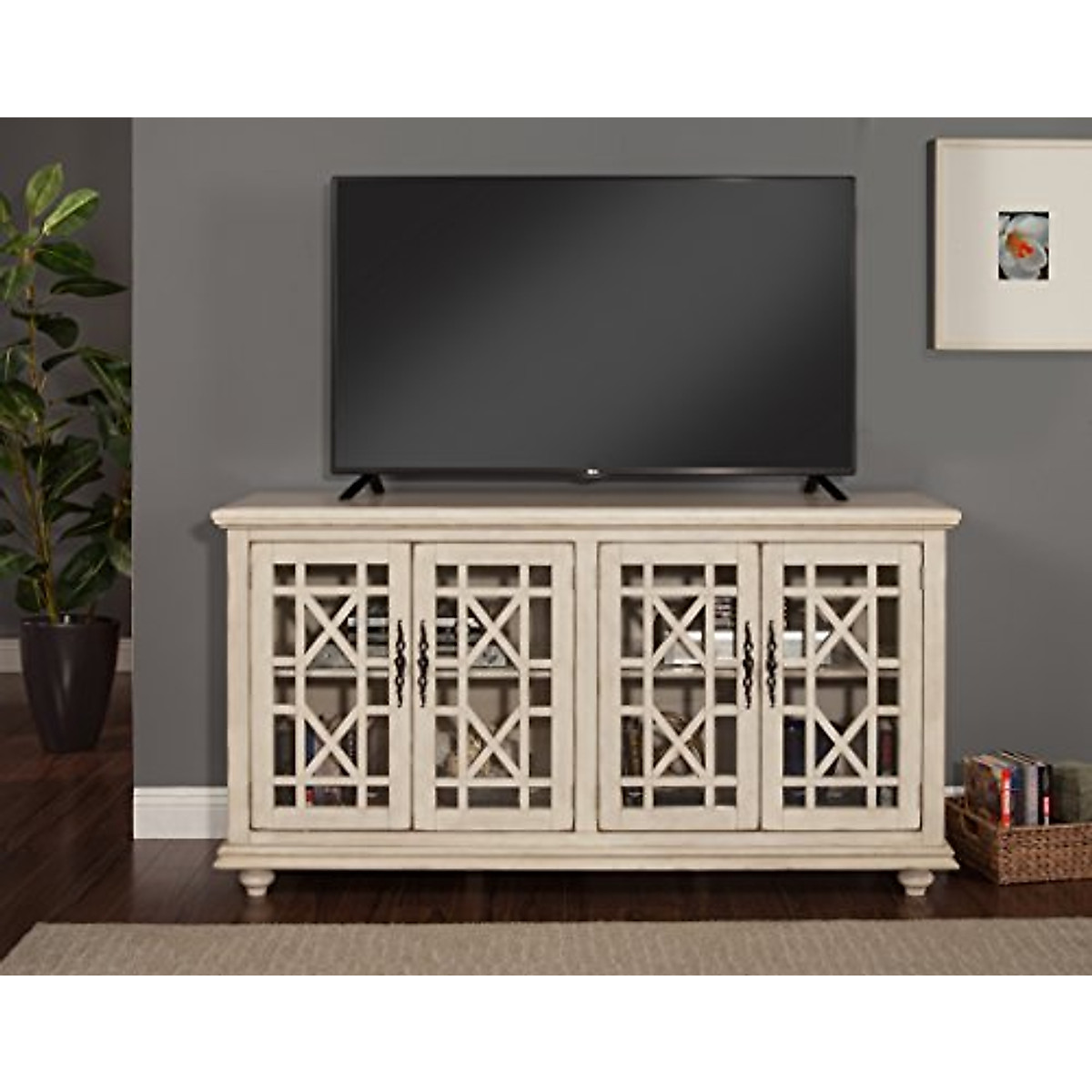 Martin Svensson Home Orsey 63" TV Stand, Antique White
