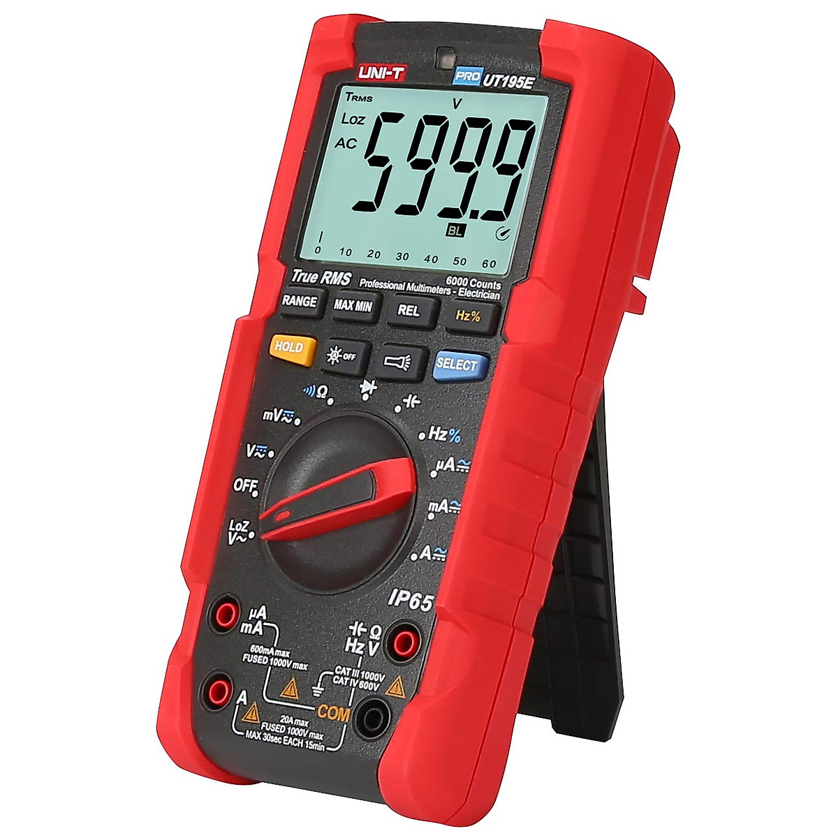 UNI-T UT195 Series UT195E/UT195M/UT195DS Handheld Industrial Digital multimeters IP65 and 2m Drop Proof
