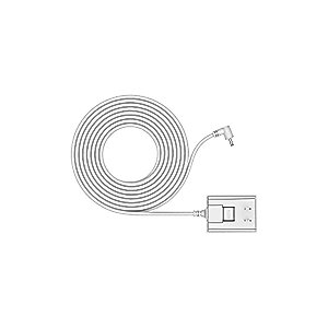Indoor/Outdoor Power Adapter Barrel Plug for Ring Stick Up Cam Plug-In - White