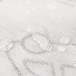 Laundry Basket, WasaFire 19.7 Inches Large Laundry Hamper Canvas Fabric Collapsible Laundry Baskets with Handles Dirty Clothes Storage Bin Toy Organizer for Bathroom, Children Bedroom (White grid)